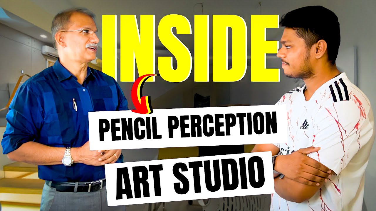 Inside Pencil Perception Art Studio | Sadashiv Sawant | Sanky Vlogs ...