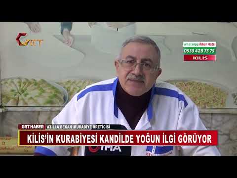 KİLİS’İN KURABİYESİ KANDİLDE YOĞUN İLGİ GÖRÜYOR