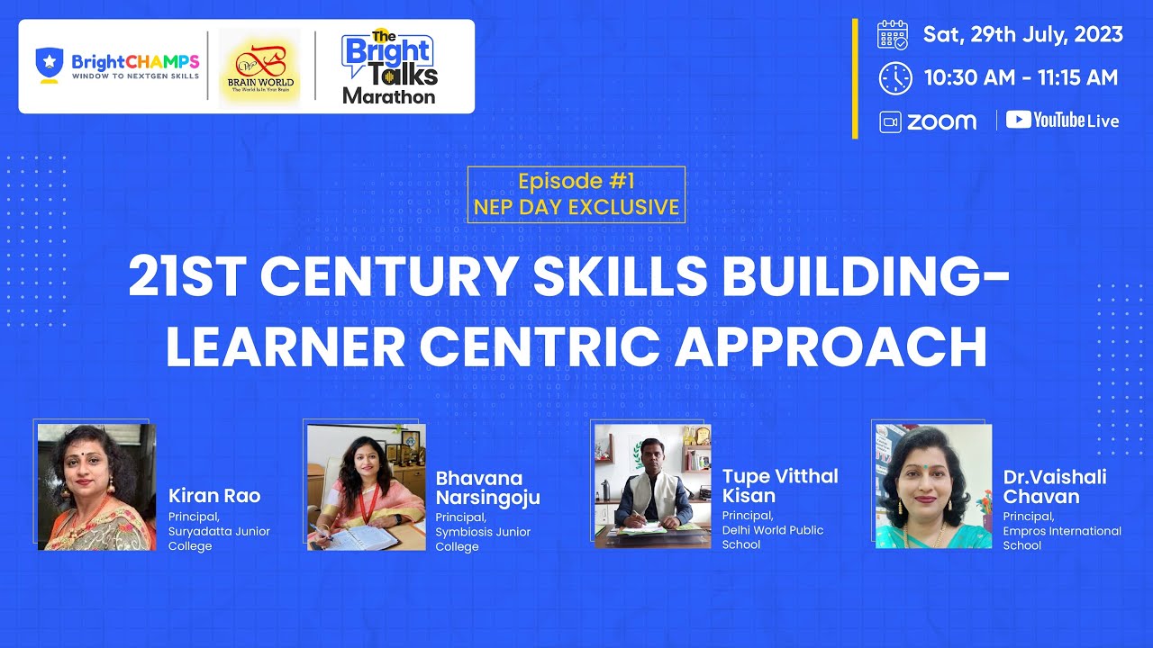 21st Century Skills Building - Learner Centric Approach | Bright Talks ...