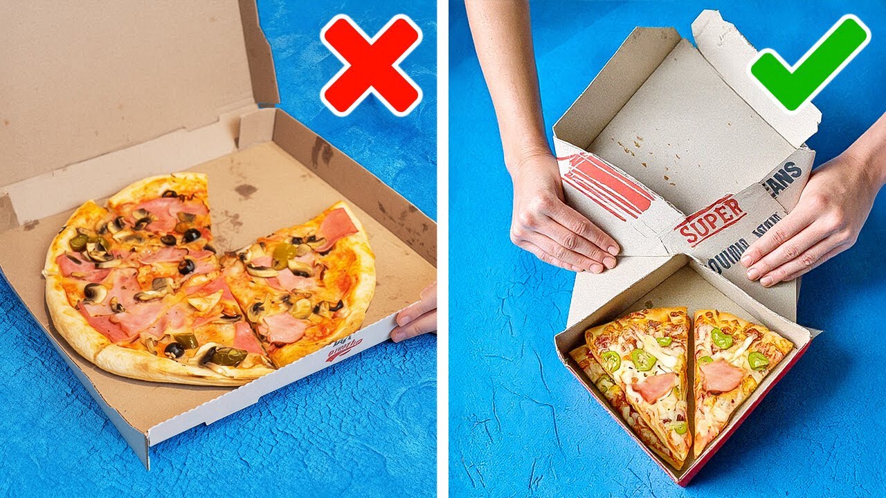🍕 MAAK PIZZADOZEN OVERAL PASSEND 💡 Leuke & Gemakkelijke Keukentrucs 👩‍🍳 ...