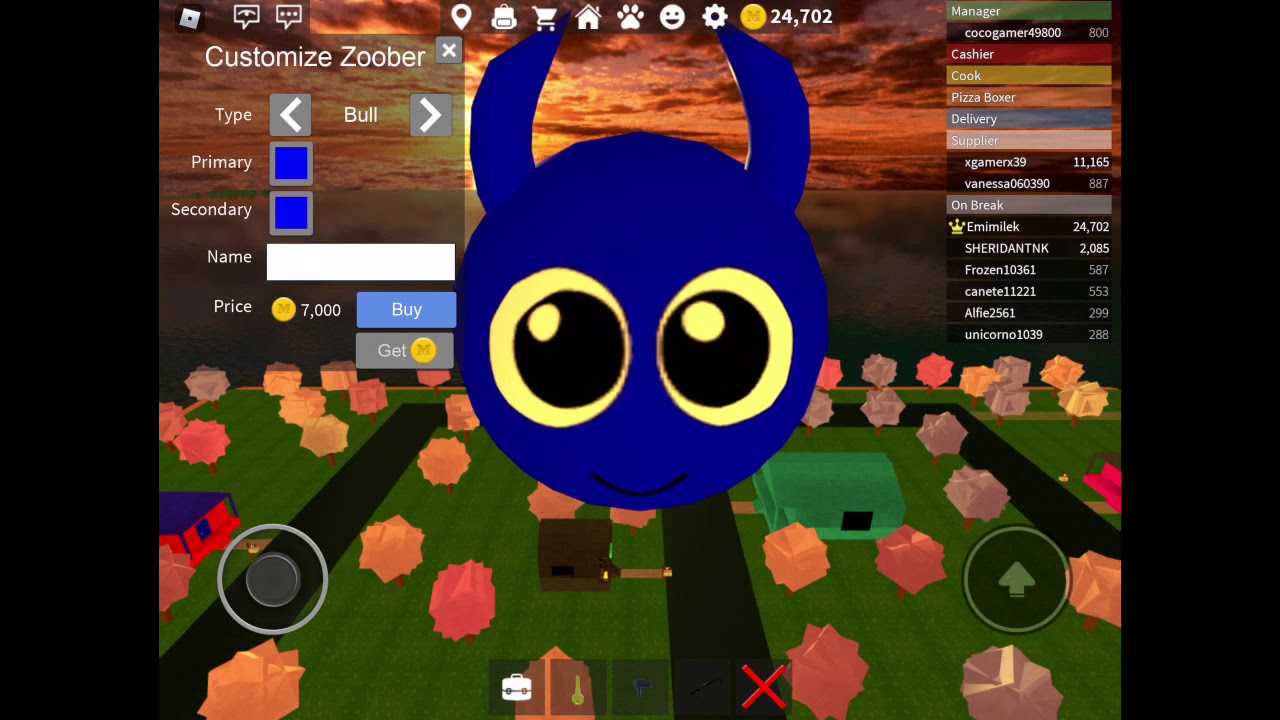 How to buy Zoober in Work At A Pizza Place Roblox - YouTube