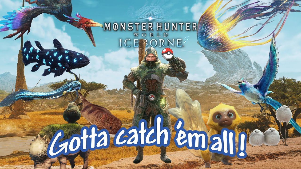 How to catch all LEGENDARY PETS in Monster Hunter World Iceborne in ...
