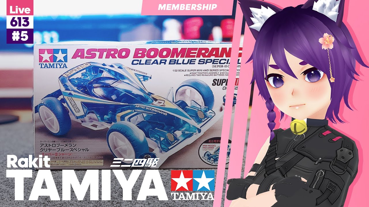 Membership Stream 』 Rakit Tamiya Astro Boomerang Clear Blue Special 🌸 ...