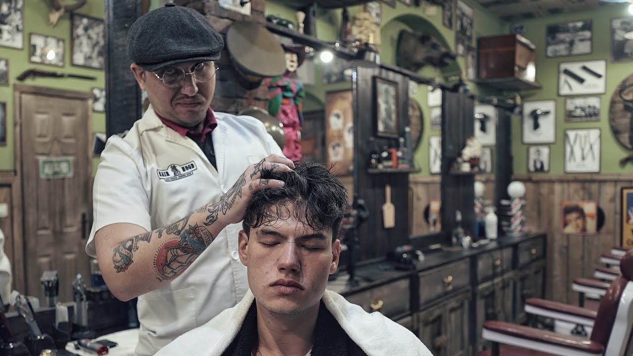 💈 ASMR BARBER - Head and Face MASSAGE - Relaxing Sleep THERAPY - YouTube
