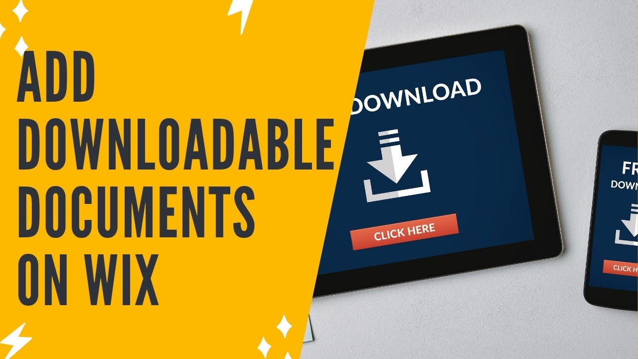 ADDING DOWNLOADABLE DOCUMENTS ON WIX YouTube adding-downloadable-documents-on-wix-youtube