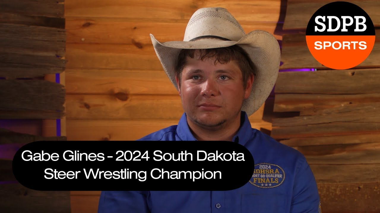 Gabe Glines - 2024 South Dakota Steer Wrestling Champion | SDPB Sports ...