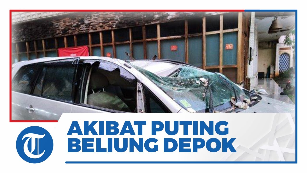 2 Mobil dan 5 Sepeda Motor Rusak Tertimpa Puing Bangunan akibat Angin ...