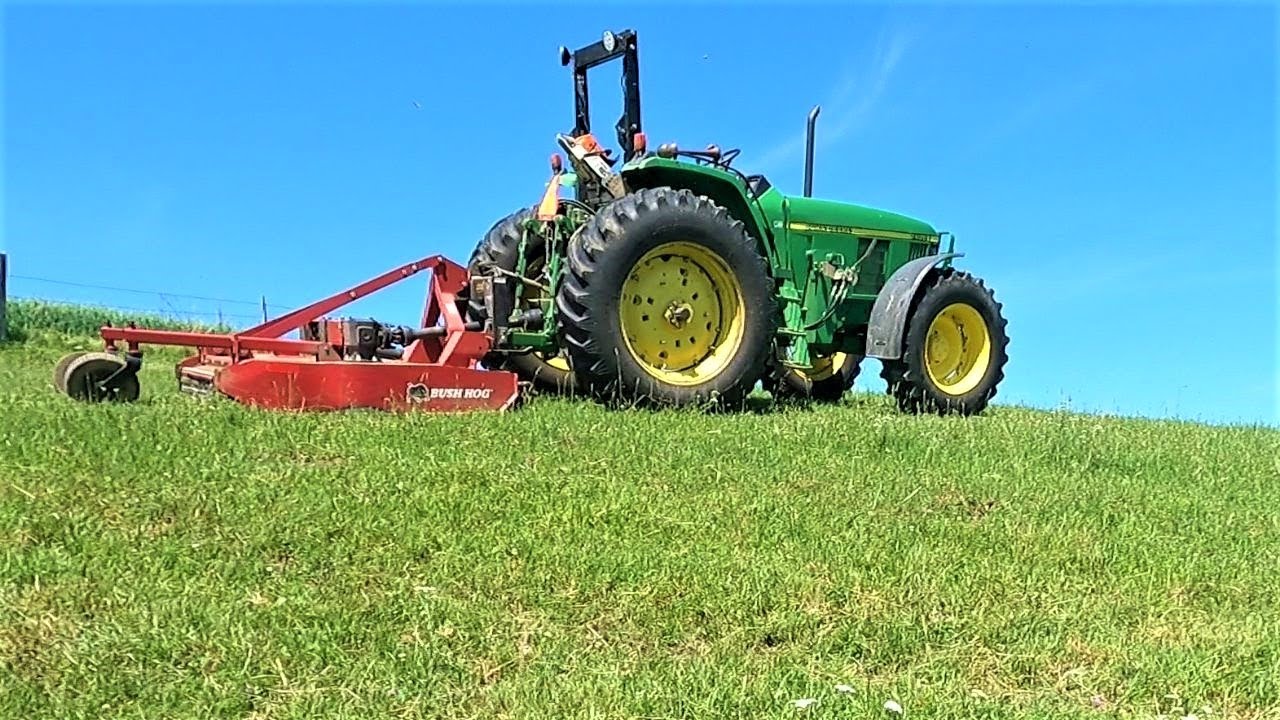 Mowing Pasture l How To Improve or Maintain Your Land - YouTube