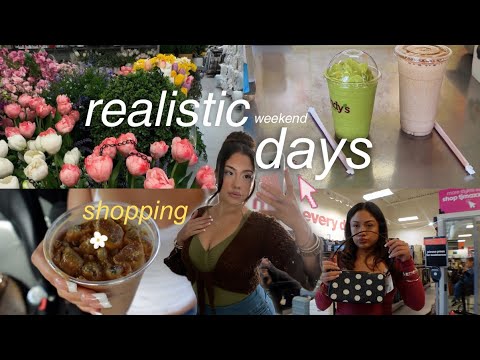 REALISTIC DAYS IN MY LIFE VLOG SHOPPING summer clothing haul, what I eat & LOTS OF ICED COFFEE