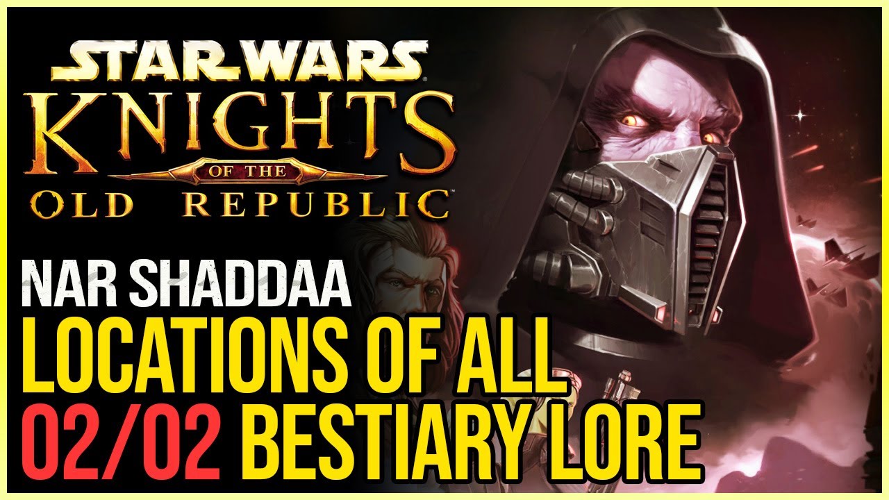 Beastmaster of Nar Shaddaa SWTOR - All Empire Bestiary Lore Objects ...