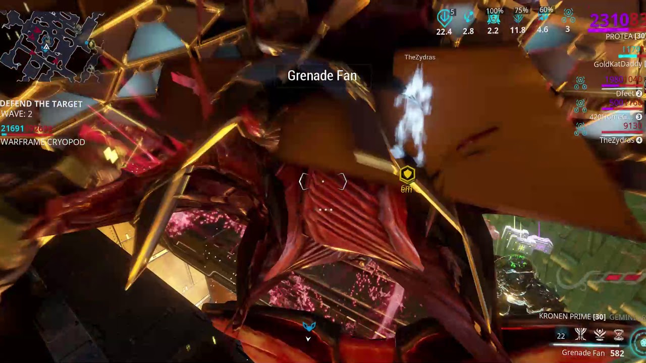 Warframe Protea Saturn Helene Orokin Cells The Steel Path - YouTube