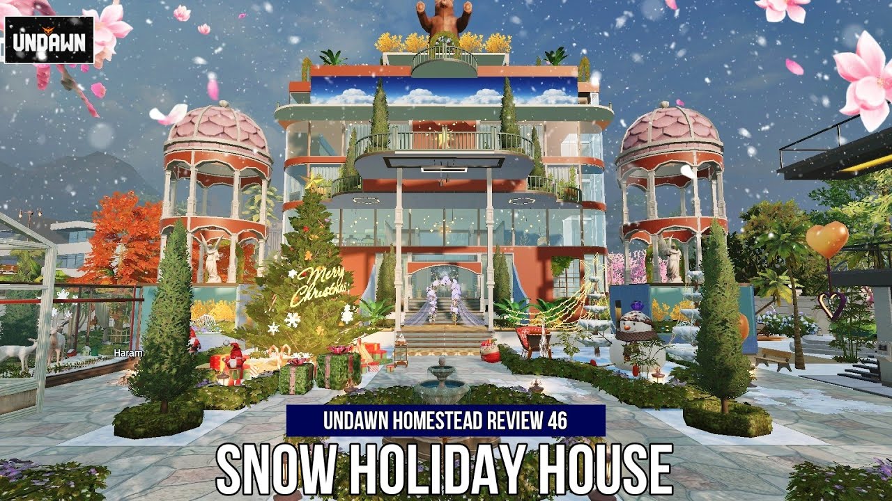 REVIEW RUMAH BERGAYA GEDUNG MEWAH DENGAN CHRISTMAS GARDEN DAN ROOFTOP ...