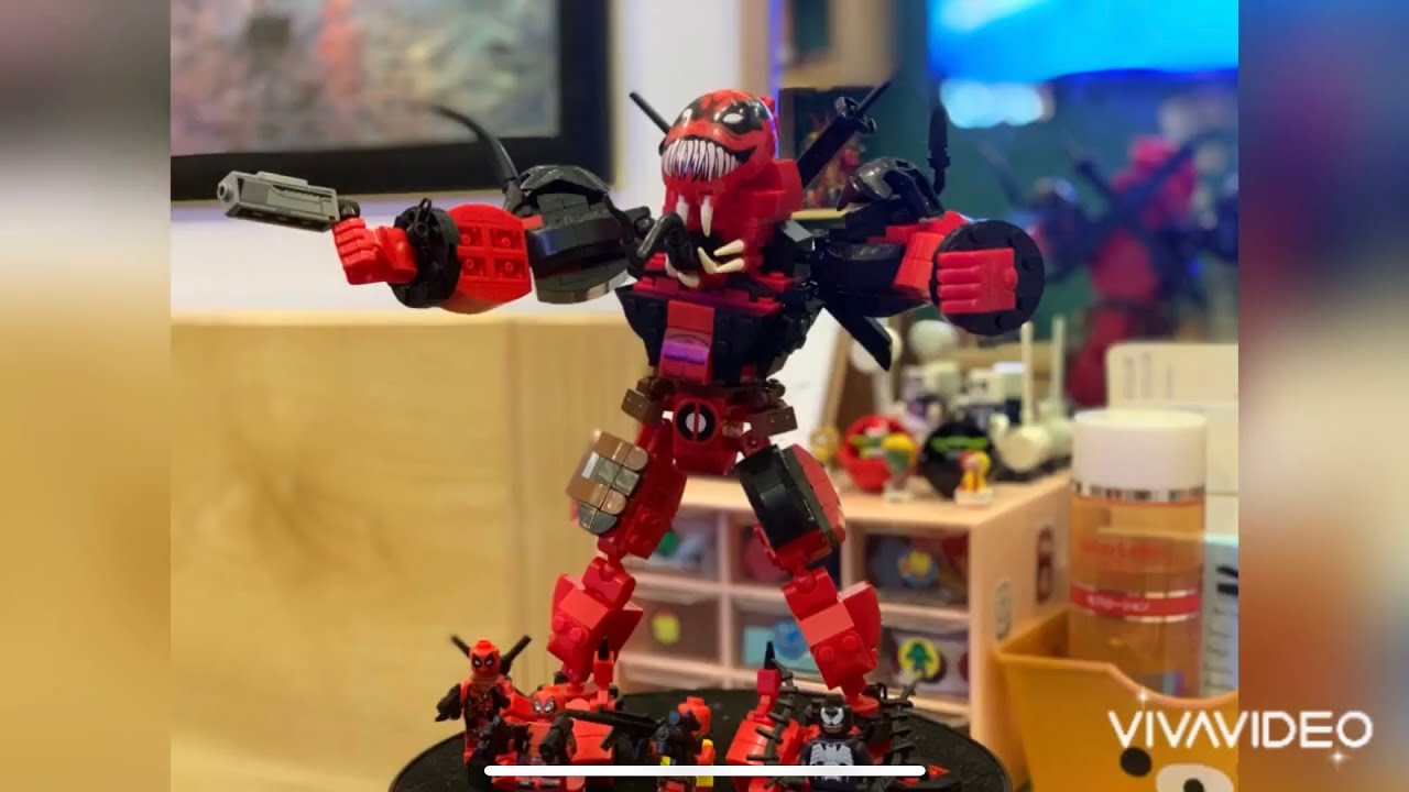 Lego HJLEPIN 6955 VENOMIZED DEADPOOL Mech - Unoffical Lego Speed Build ...