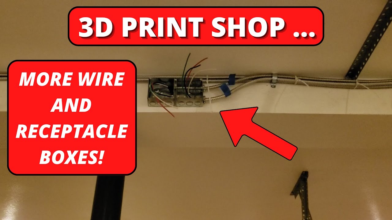 3D PRINT SHOP ELECTRICAL WIRING part 6, more 10-3 Metal Clad Wire ...