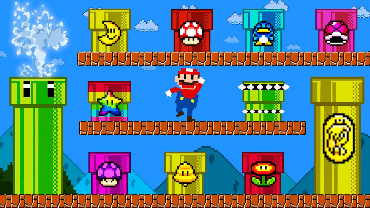 What if Mario Wonder had more custom Pipes All Power Up? | Super Mario ...