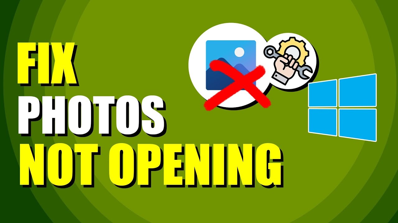 How To Fix Microsoft Photos Not Opening (Step-by-Step Guide) - YouTube
