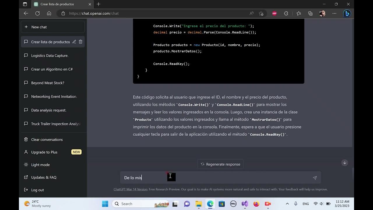 Chat GPT Como Asistente Programador C# - YouTube
