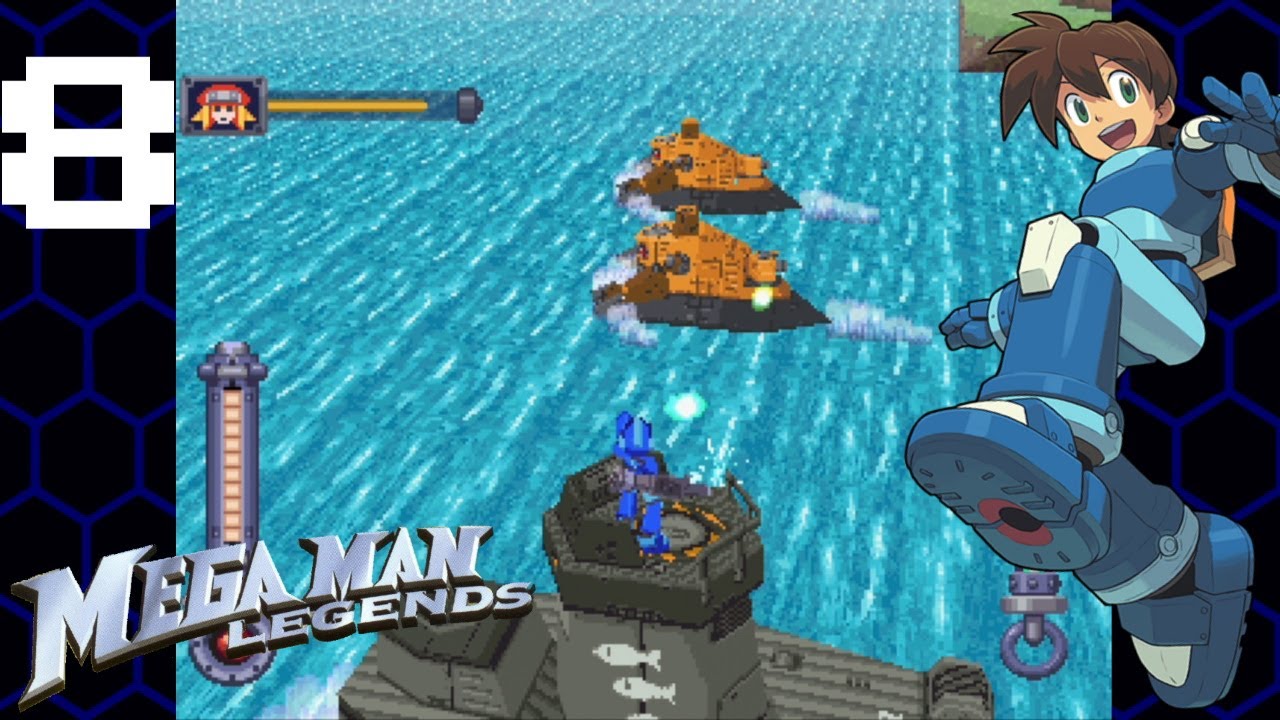 Mega Man Legends Part 8 Out To Sea! - YouTube