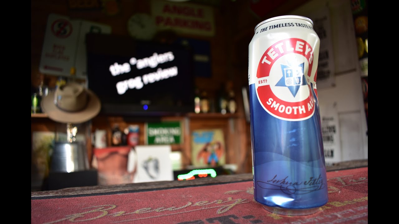 Tetley's | Smooth Ale | the °anglers grog review | Beer Review - YouTube