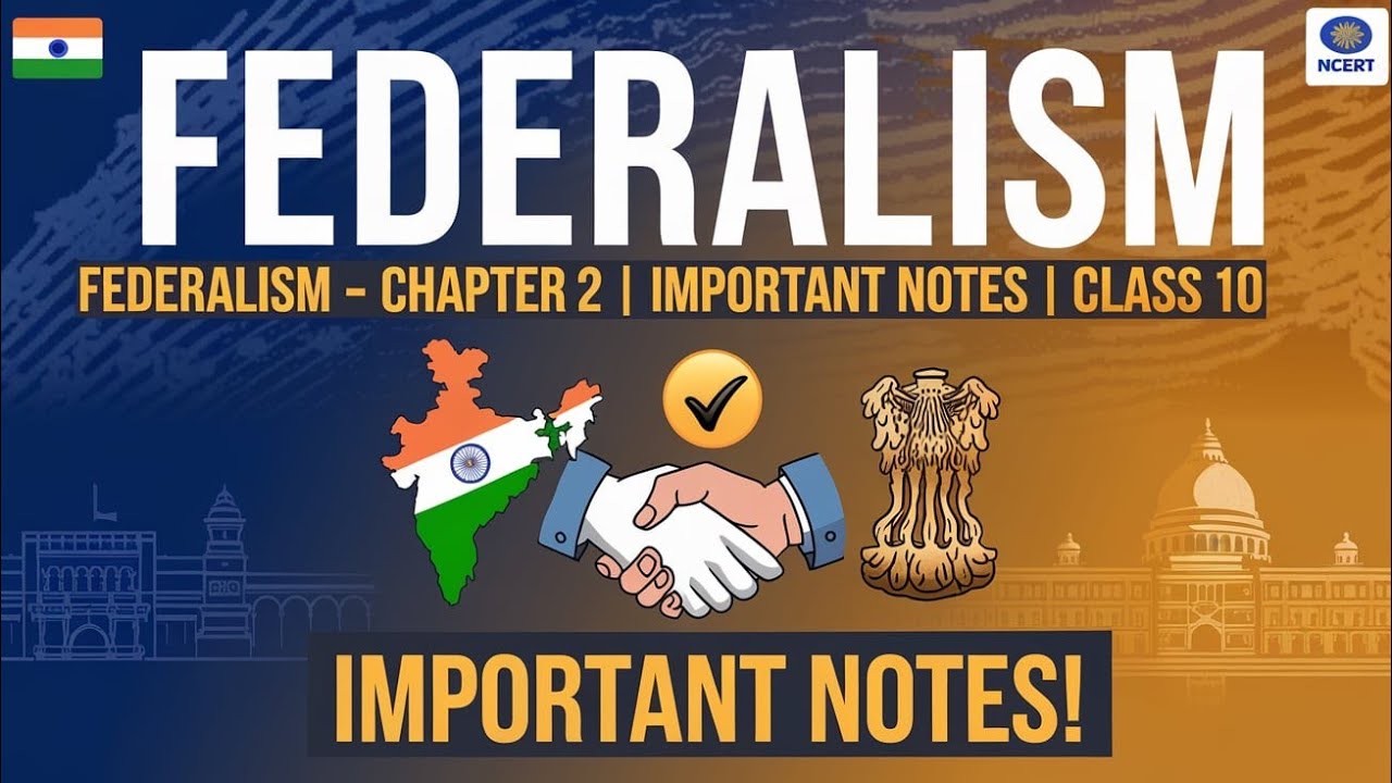 CLASS 10 CIVICS IMPORTANT CHAPTER-02 FEDERALISM music credit # ...