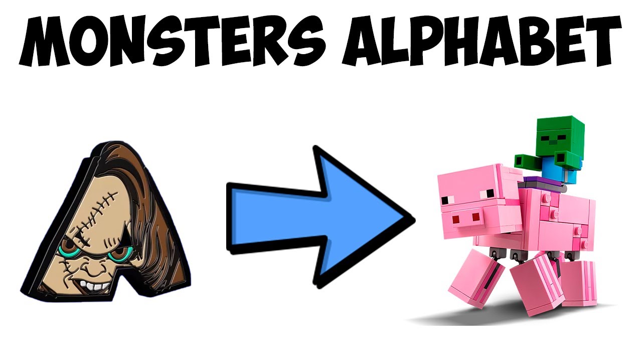 Alphabet Lore (A-Z) Alphabet Monsters vs Minecraft Monsters - YouTube