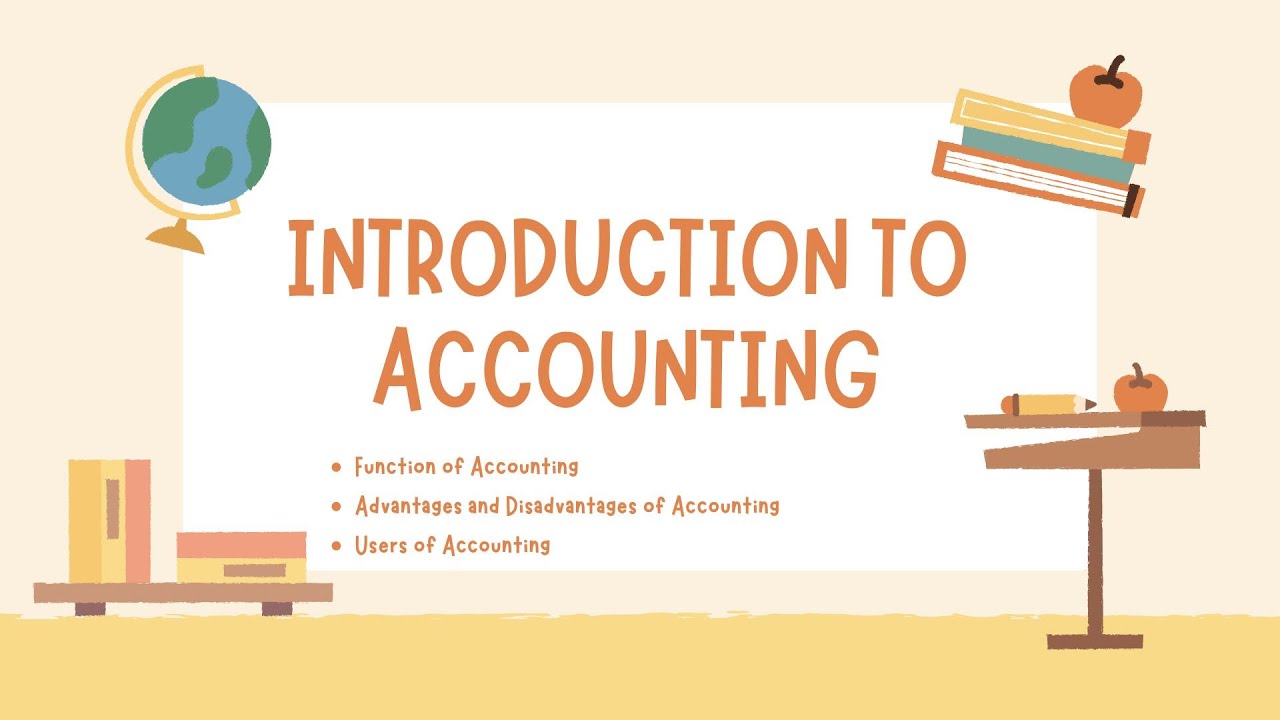 Introduction to Accounting-2 - YouTube