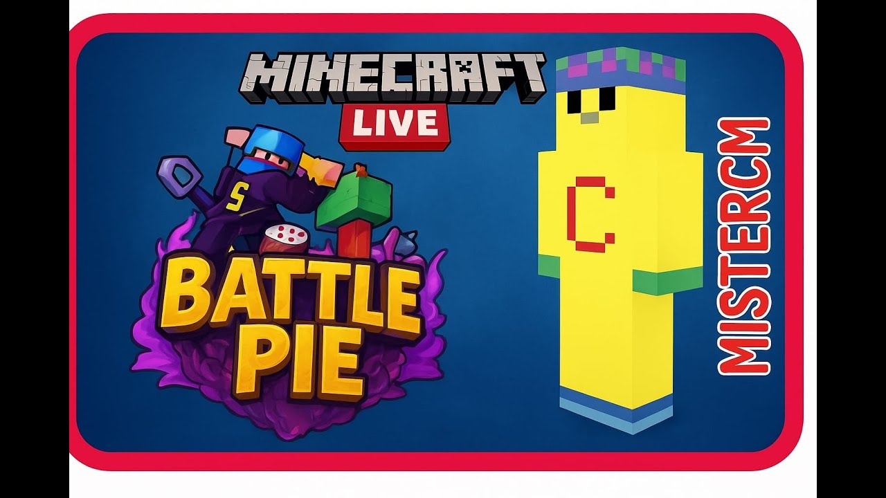 Day 3 Minecraft Battle Pie Server Is LIVE 😍 #minecraft #mistercm - YouTube