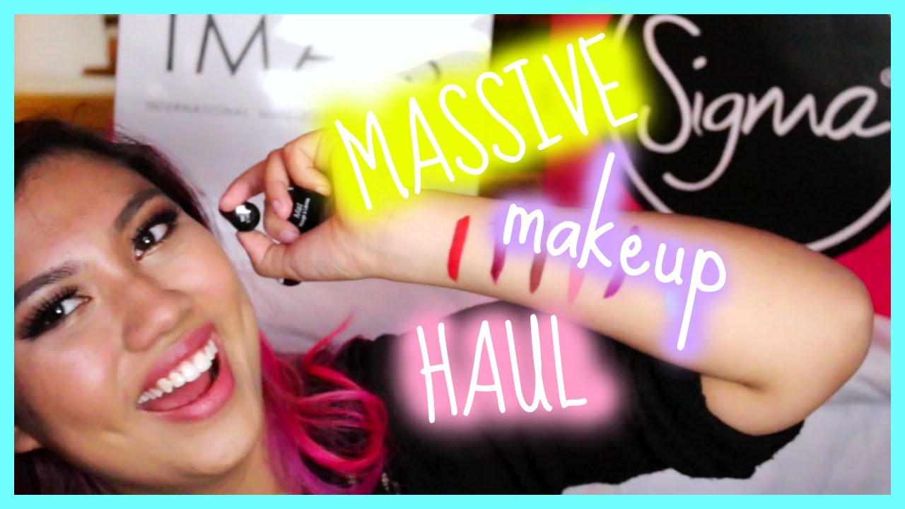 MASSIVE MAKEUP HAUL! | Syaf Othman - YouTube