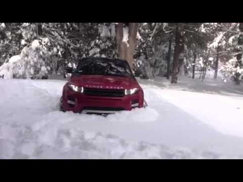 Evoque vs 2ft snow - YouTube