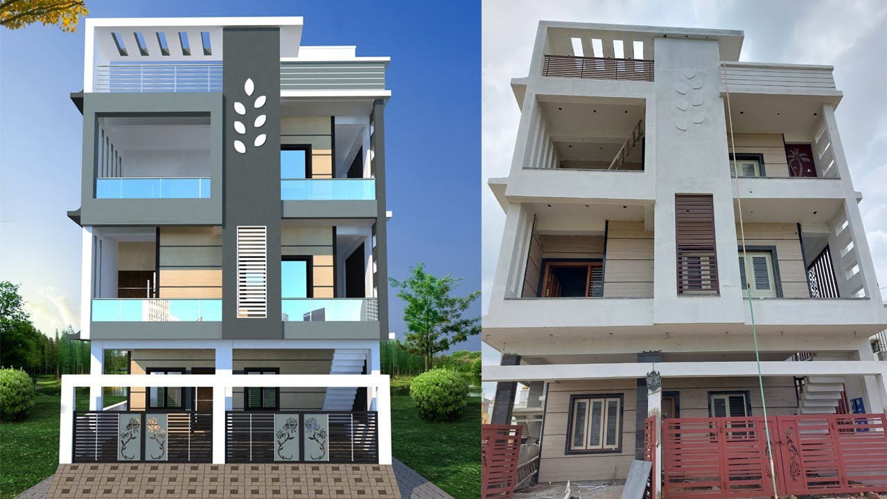 Bahar ki diwar ka colour ! बाहर की दिवार पर कलर पसन्द करें ! घर का कलर ...