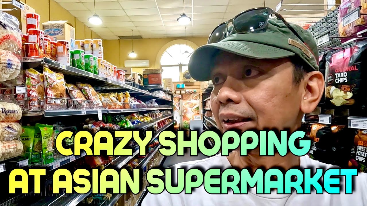 KALAP JAJAN DAN BELANJA BAHAN MAKANAN DI SUPERMARKET ASIA - YouTube