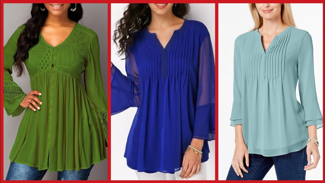 Fabulous Blouses/top Design Best Fashion Idea To Hide Your Tummy Fat ...