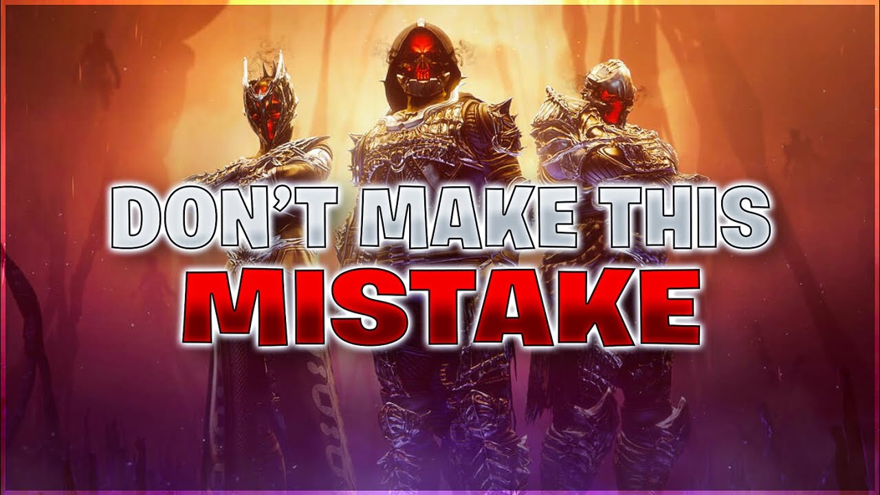 PSA: Don't MAKE This MISTAKE | Destiny 2 - YouTube