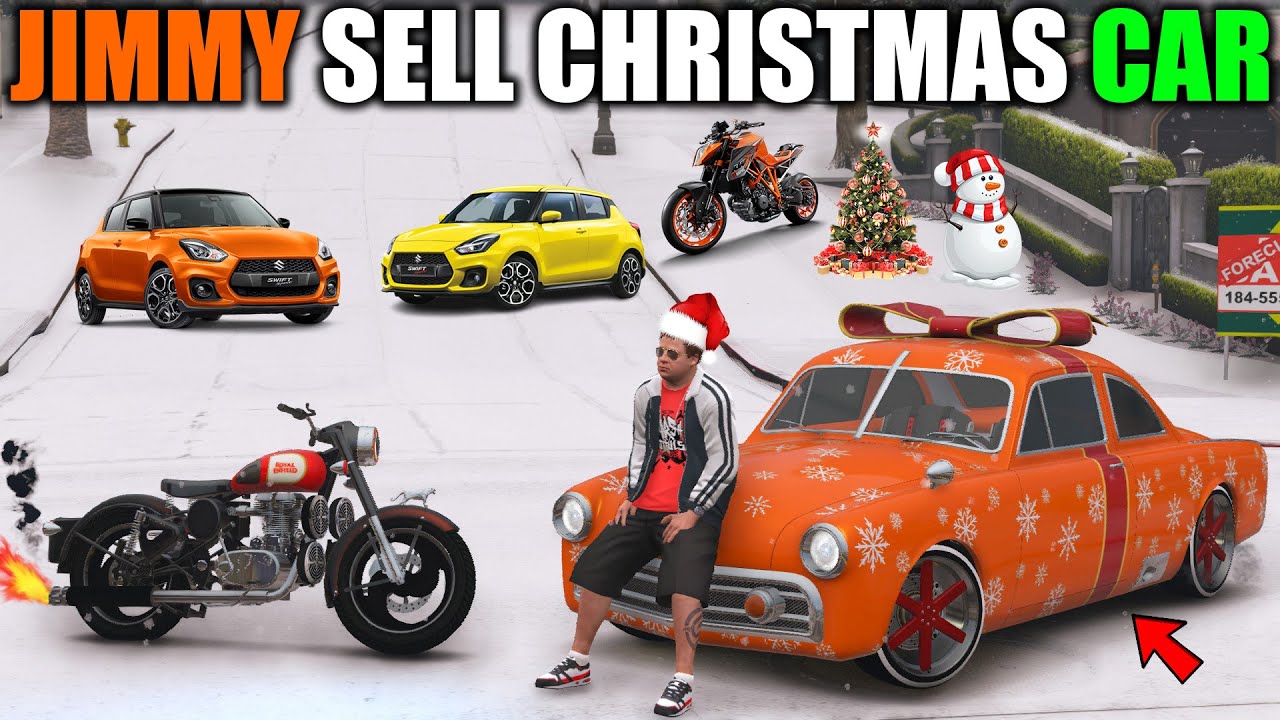 JIMMY SELL CHRISTMAS CAR | GTA 5 - YouTube