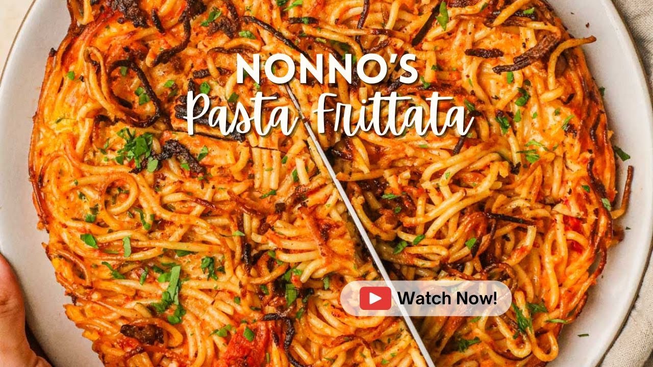 My Nonno's Pasta Frittata Recipe - YouTube