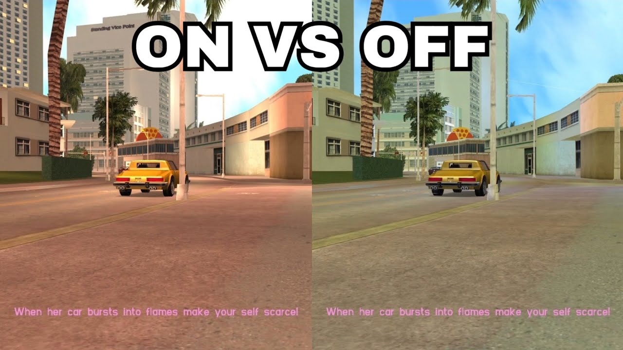 GTA Vice City trails comparison part 2 (SkyGfx) - YouTube