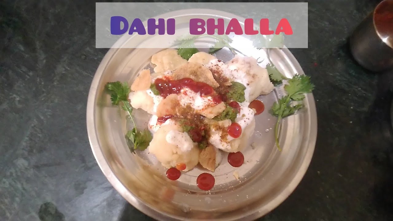Dahi Bhalla Recipe दही भल्ला रेसिपी। best holi recipes. quick chaat ...