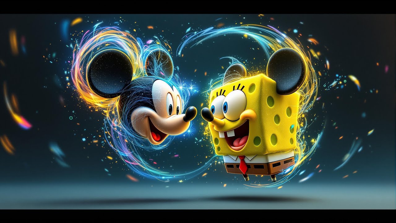 Mickey Mouse and SpongeBob Funny Fusion | Epic Cartoon Mashup! - YouTube