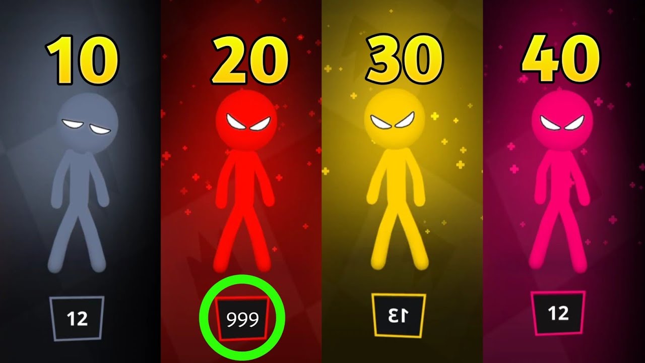 999 Stickman Random Party - Stickman Party 1 2 3 4 Player 2024 | DYAN - YouTube