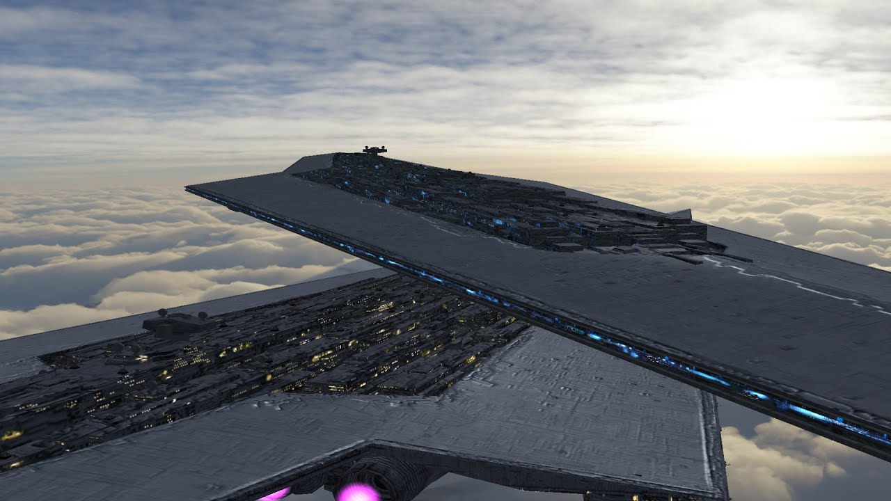 Executor vs Iron Fist Super Star Destroyer Battle | Star Wars Empire at ...