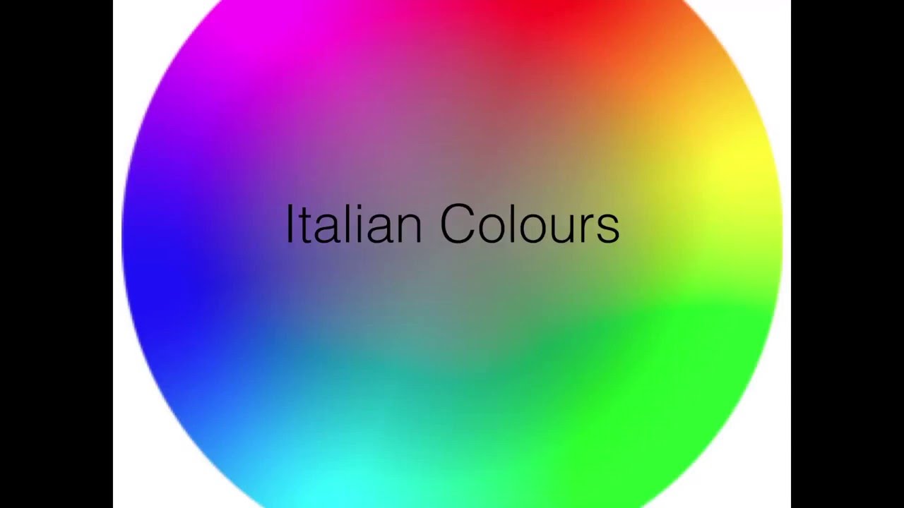 Italian Colours - YouTube