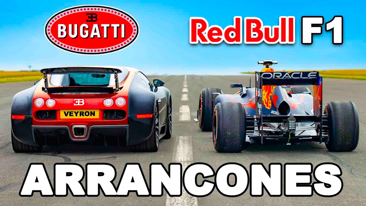 Bugatti Veyron vs Red Bull F1: ARRANCONES - YouTube