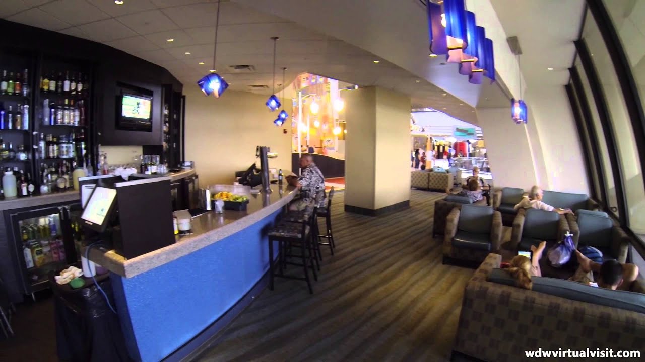 Contemporary Resort - Wave Restaurant to Outer Rim Lounge - YouTube