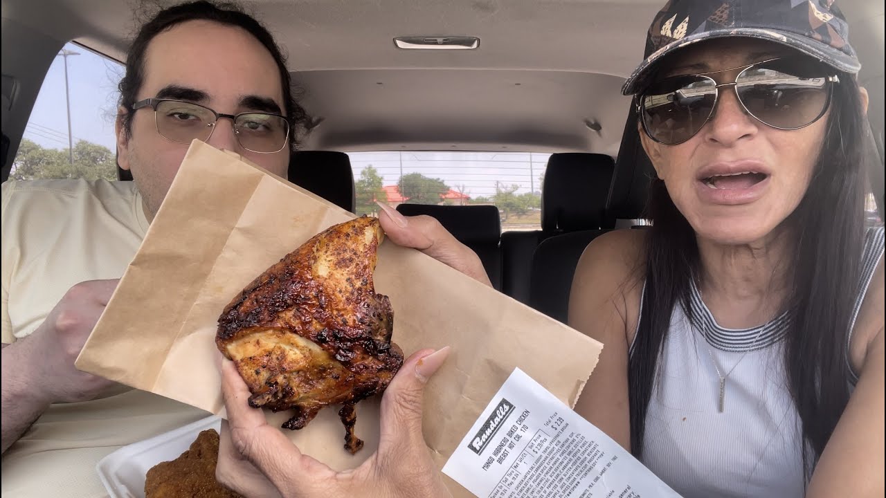 Randall's Mango Habanero Baked Chicken Fast Food Review - YouTube