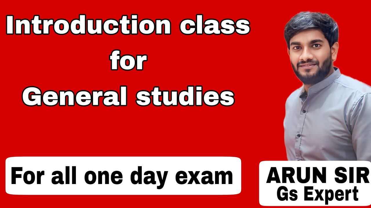 Introduction for polity by Arun sir || Gs special by arun sir || ssc ...