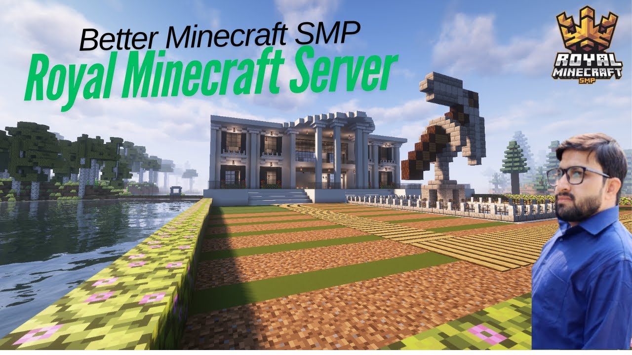 Building temp house in Royal Minecraft #smp server Day 5 | # ...