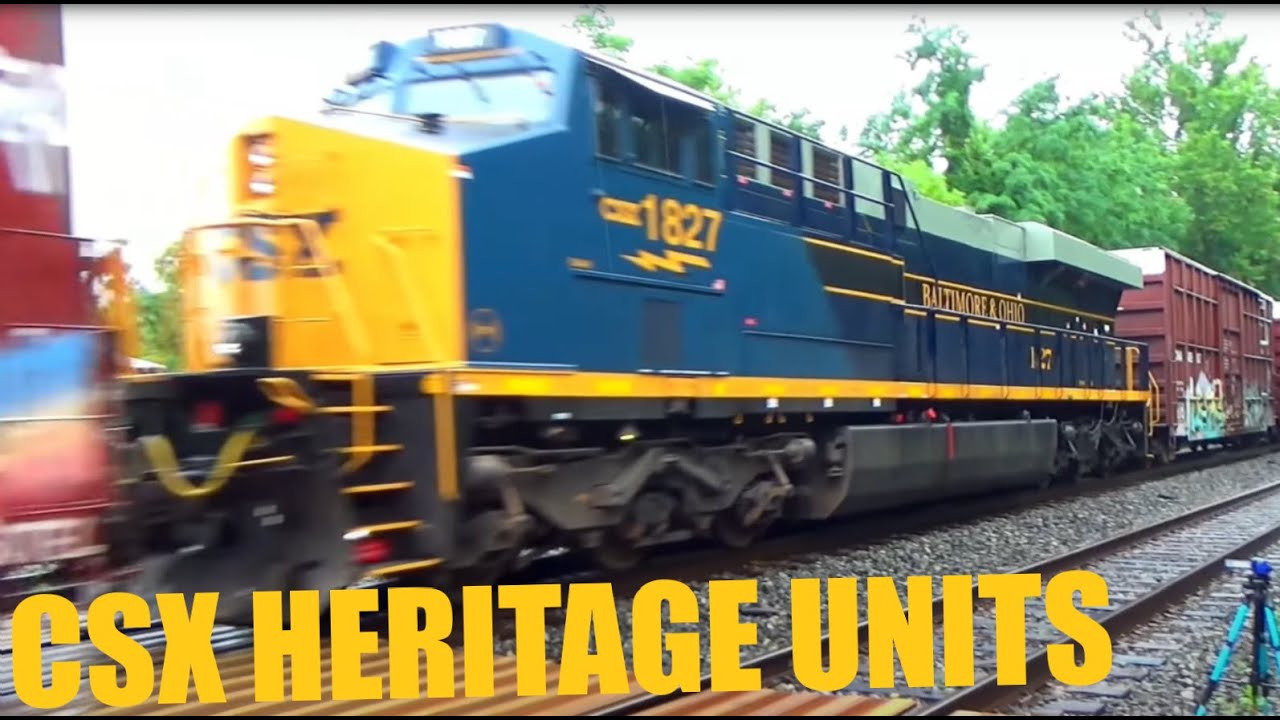 (CSX's Heritage Unit Fleet) And My (First Impressions) - YouTube