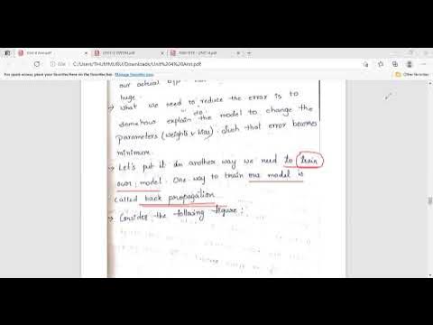 JNTUK R16 IV CSE Sem 2 ANN Unit 4 Back Propagation Training and convergence LECT 28 - YouTube