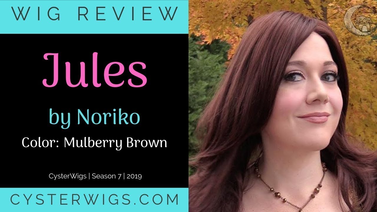 CysterWigs Wig Review: Jules by Noriko, Color: Mulberry Brown [S7E1059 ...