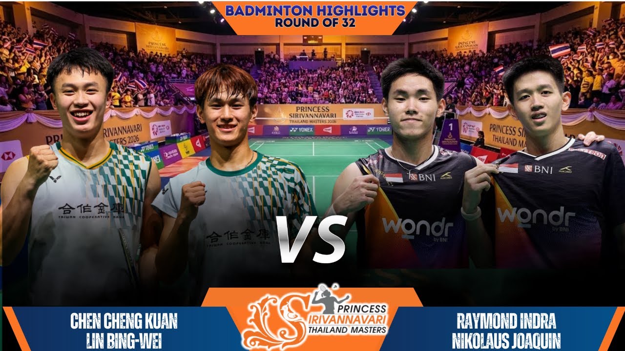 MD-R32🔥Chen/Lin vs Raymond/Joaquin - Thailand Masters 2026 Badminton ...